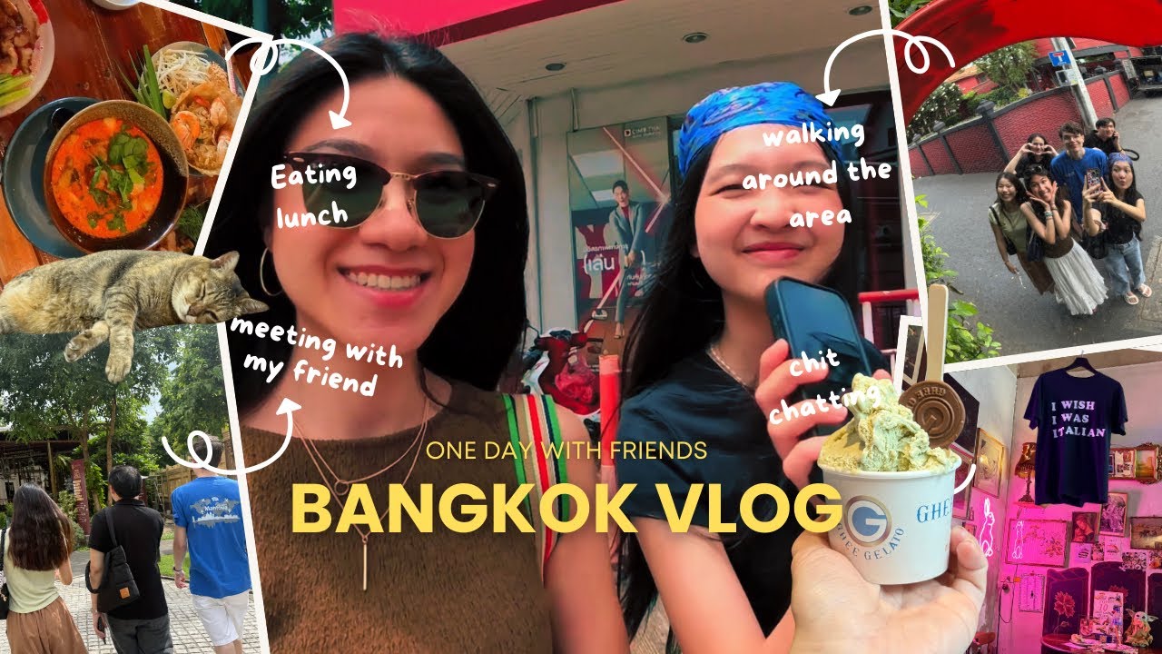 ONE DAY VLOG WITH MY FRIENDS | BANGKOK TRAVEL - YouTube