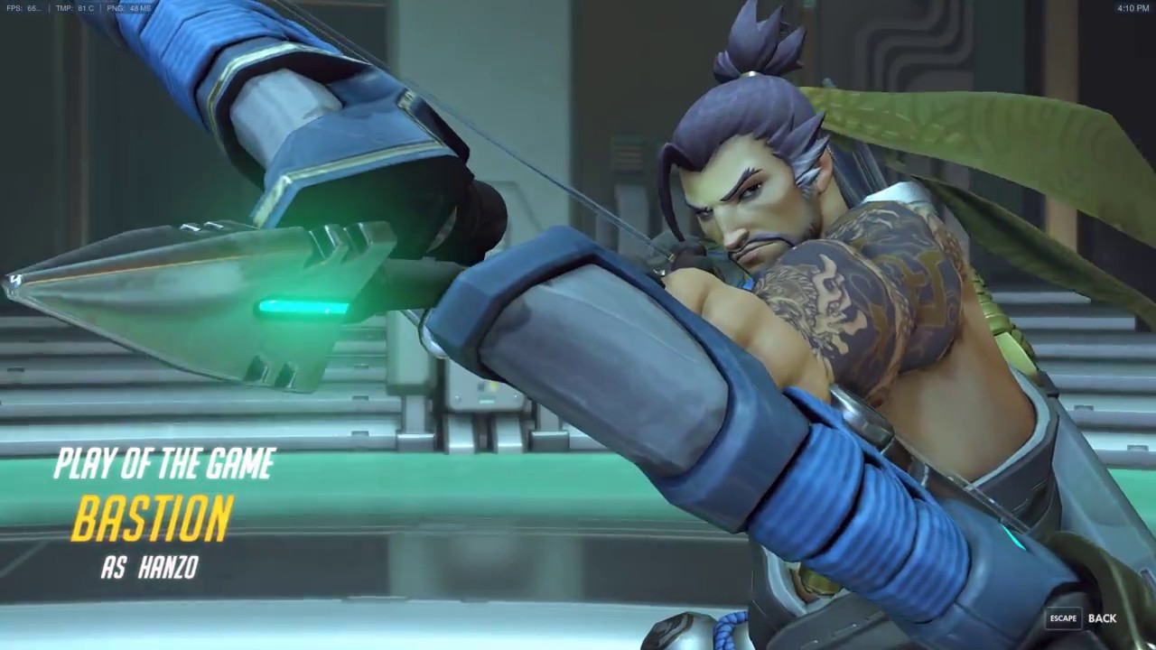 Competitive - Masters Hanzo gameplay - YouTube