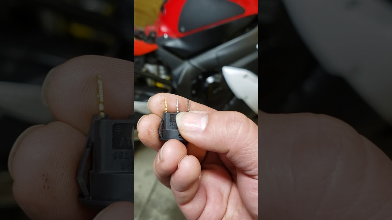 kill switch for led lights on my yamaha r1 - YouTube