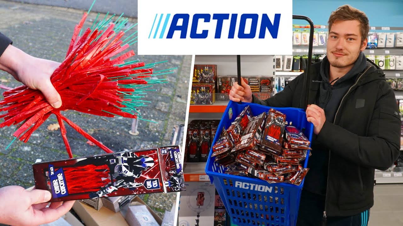 DE ACTION HEEFT WEER SUPER VEEL VUURWERK! - YouTube