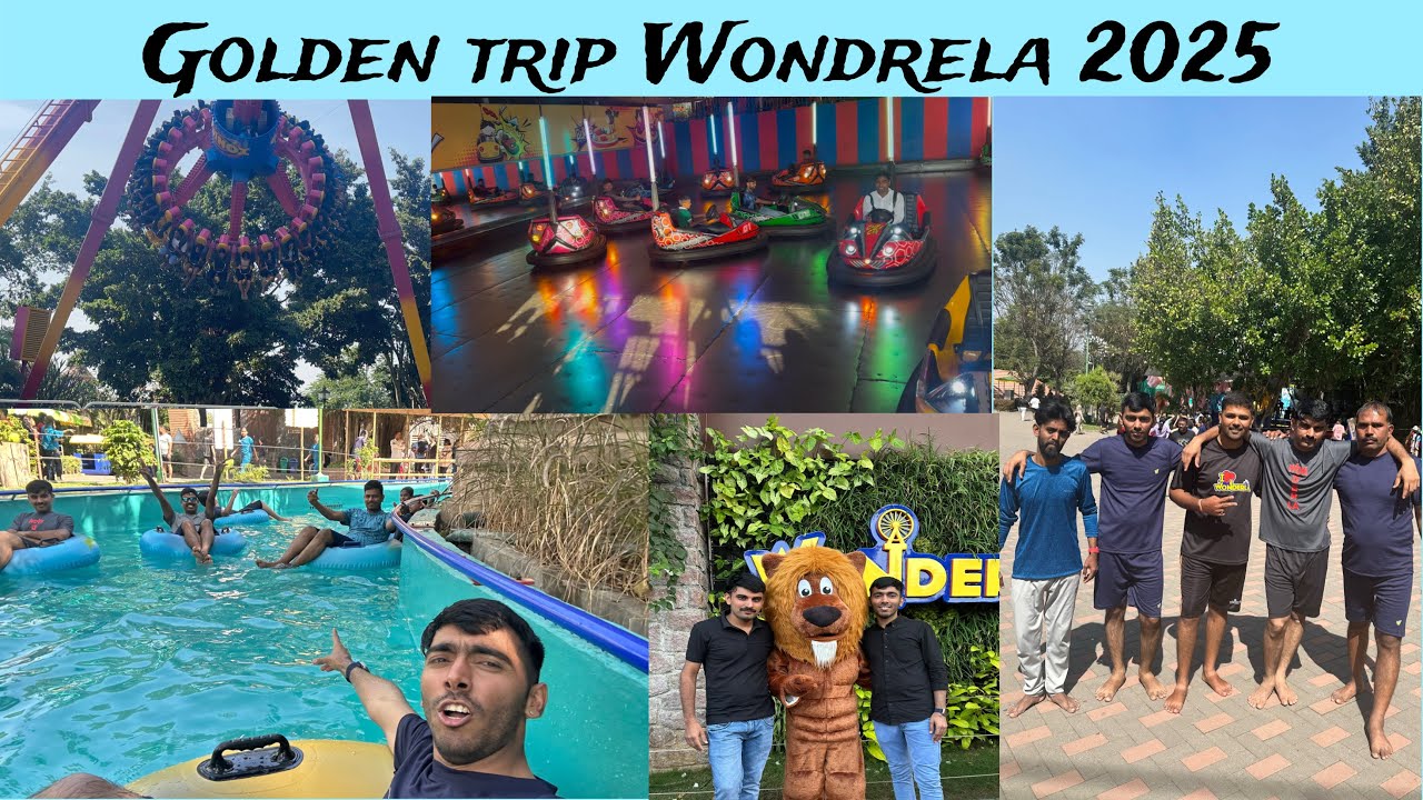 Golden trip Wondrela 2025 part-1 | Wonderla Amusement Park Bangalore ...