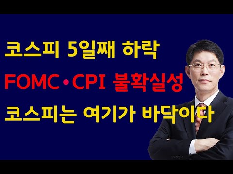 [주식]코스피 5일째 하락 FOMC CPI 불확실성 코스피는 여기가 바닥이다(20221208목)주식 주식투자 주식강의 주식공부 주식초보 주식단타 주식고수 단타매매.mp4 ...