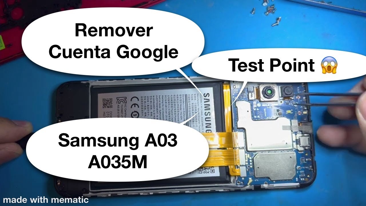 Remover Quitar Cuenta Google FRP Samsung A03 A035M Cualquier Seguridad ...
