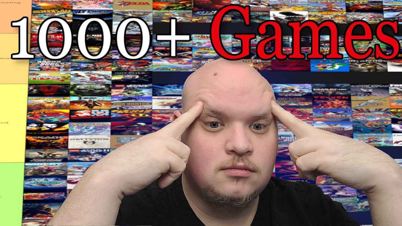 I Ranked Over 1000 Games...Kinda - YouTube