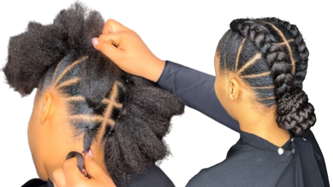 Easy Crochet Braids Hairstyle For Beginners !!Two Crochet Braids ...