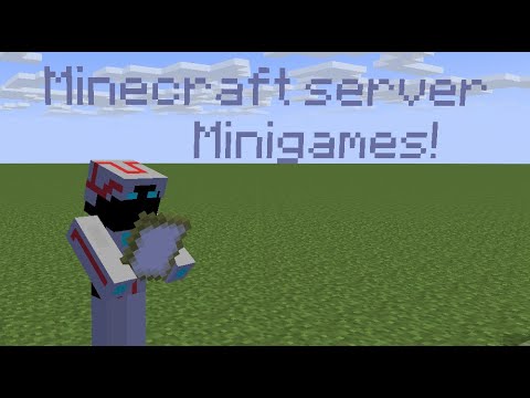 Minecraft Server Minigames gameplay! - YouTube