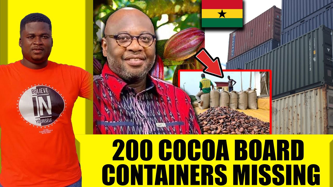 OVER 200 COCOBOD CONTAINERS MISSING AT TEMA PORT IS VERY SHAMEFUL - YouTube