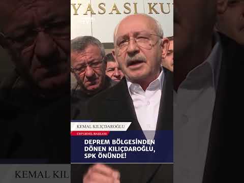 Afet bölgesinden dönen Kılıçdaroğlu'ndan SPK önünde flaş ‘istifa’ çağrısı: “Yeter ya!” #shorts