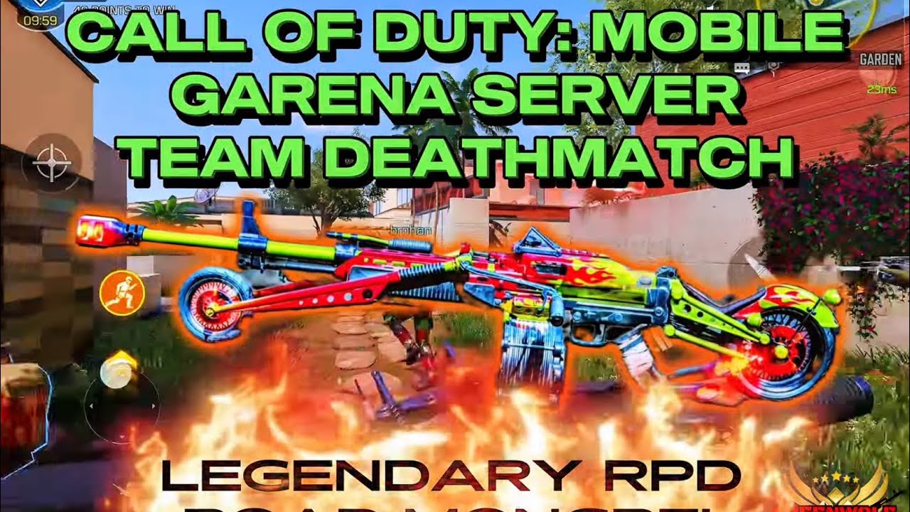 🔥FREE LEGENDARY RPD LETS GO!🔥CALL OF DUTY: MOBILE GARENA TDM FT ...
