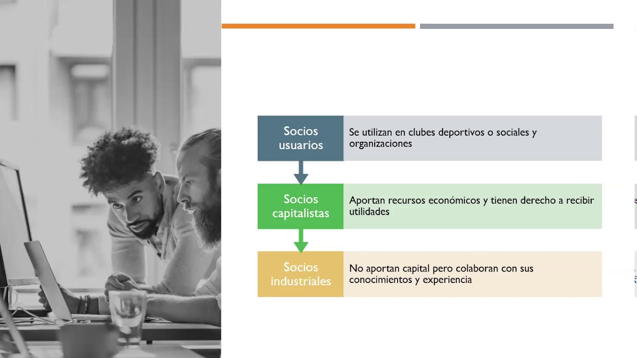 Socios en una empresa y actividad empresarial - YouTube