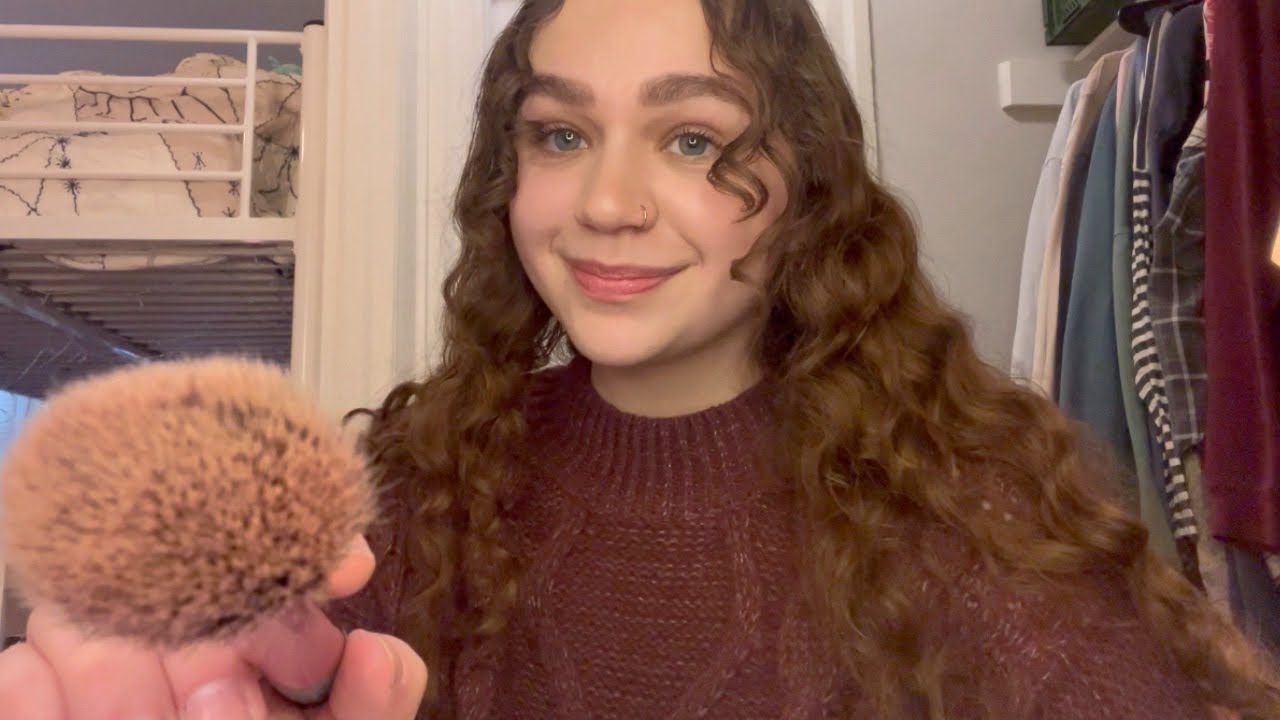 ASMR | doing your makeup at my new vanity 🪞💄 personal attention rp ...