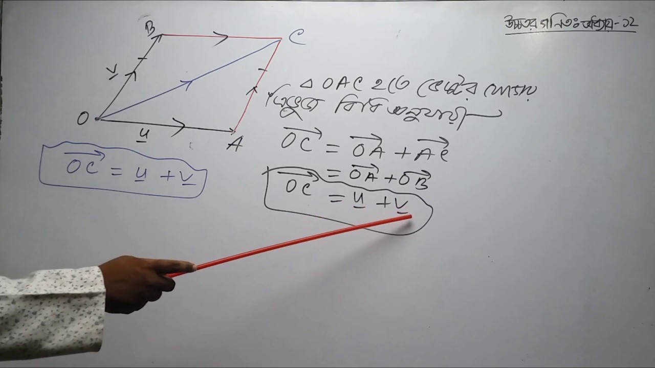 1. ||ssc Vector part-01||(সমতলীয় ভেক্টর)||Higher Math Planar Vector ...