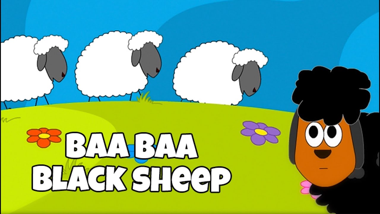 Baa baa black sheep learning song | Baa baa black sheep for children ...