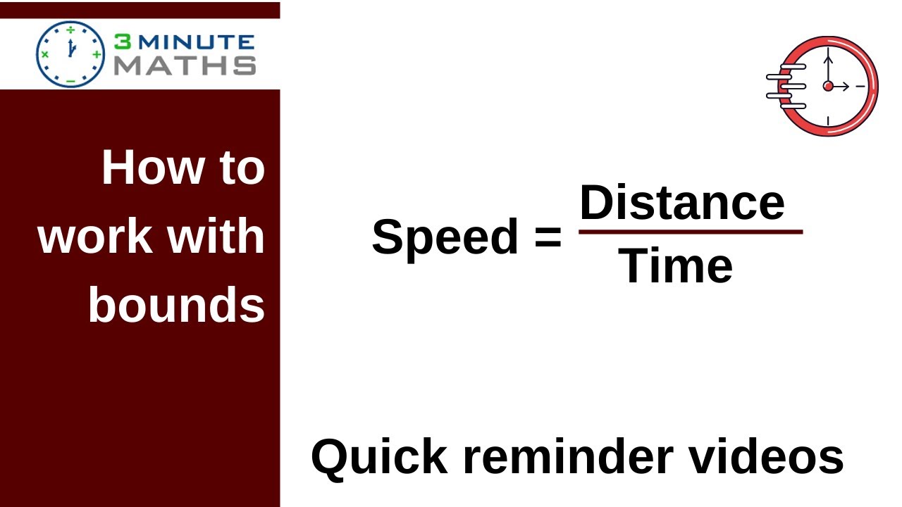 How to work out upper and lower bounds 3 - GCSE question grade 7+ - YouTube