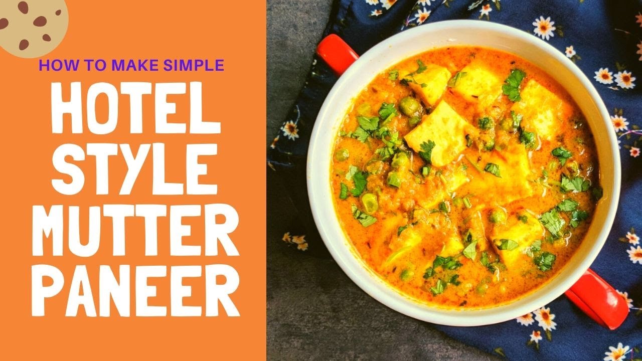 DIY DELICIOUS MUTTER PANEER - RESTAURANT STYLE - YouTube