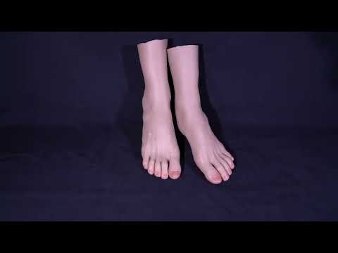 Large Size Simulation Foot Model Lifelike Male Feet 4601 Silicone material