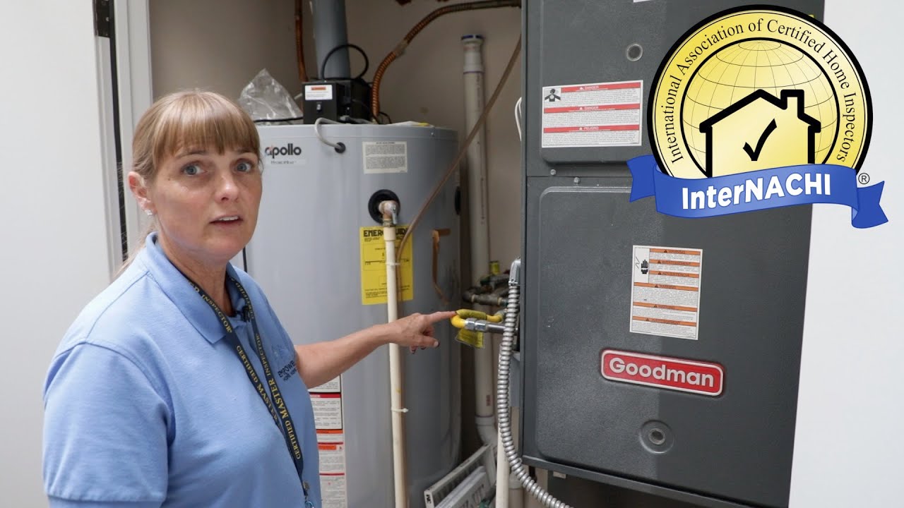 Inspecting a Gas Furnace with Certified Professional Inspector® Julie ...