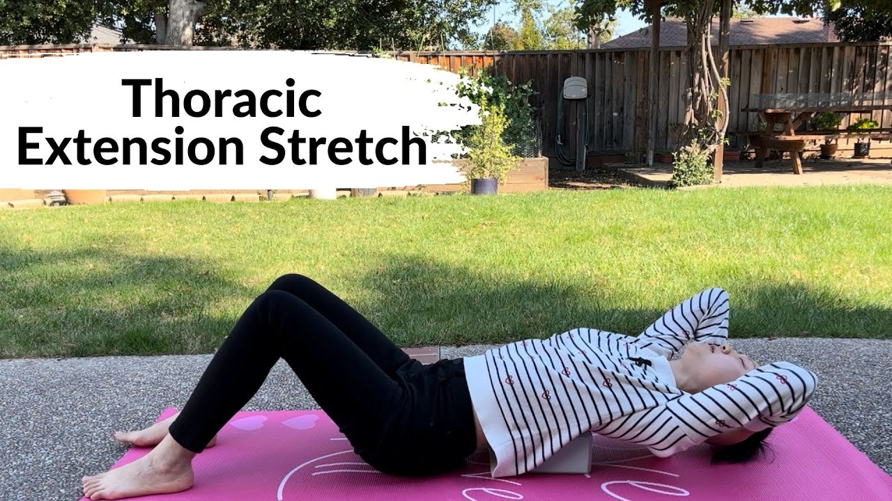 Thoracic Spine Extension Stretch to Improve Stiffness! - YouTube