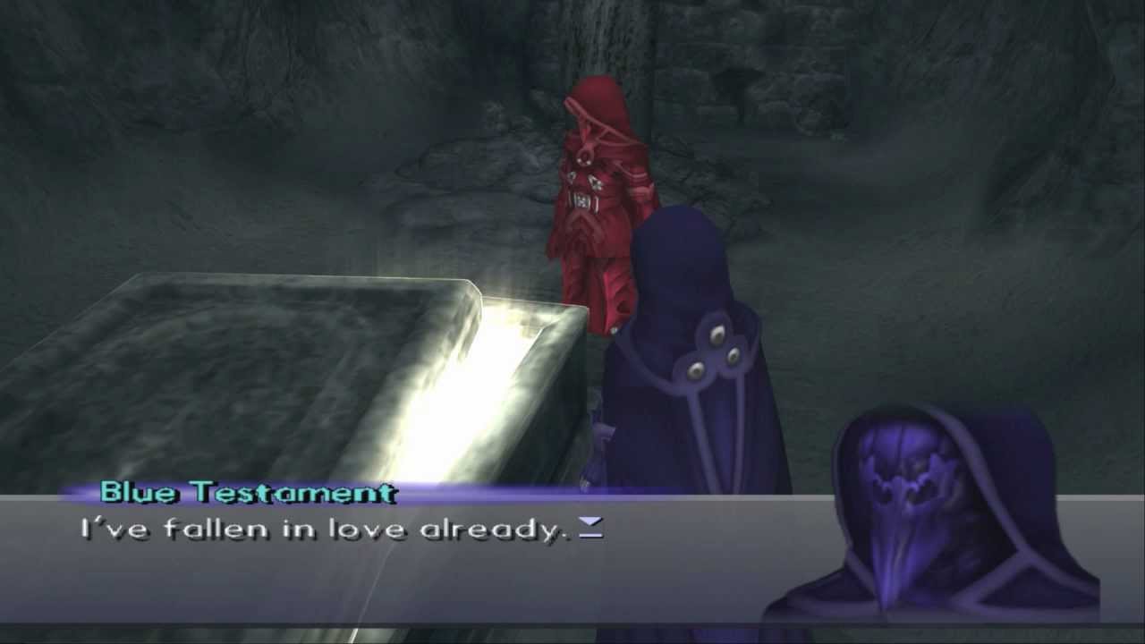 Xenosaga III HD Cutscene 002 - Testament (Ancient Temple Tomb ...