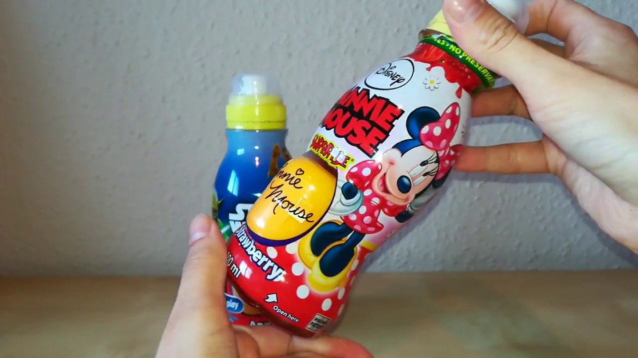 Surprise Drinks with Disney Toys 2018 - YouTube