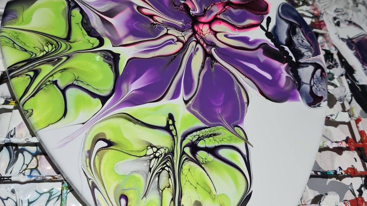 #129 August Giveaway 2021 (Modified Flower with Leaves and Butterfly ...