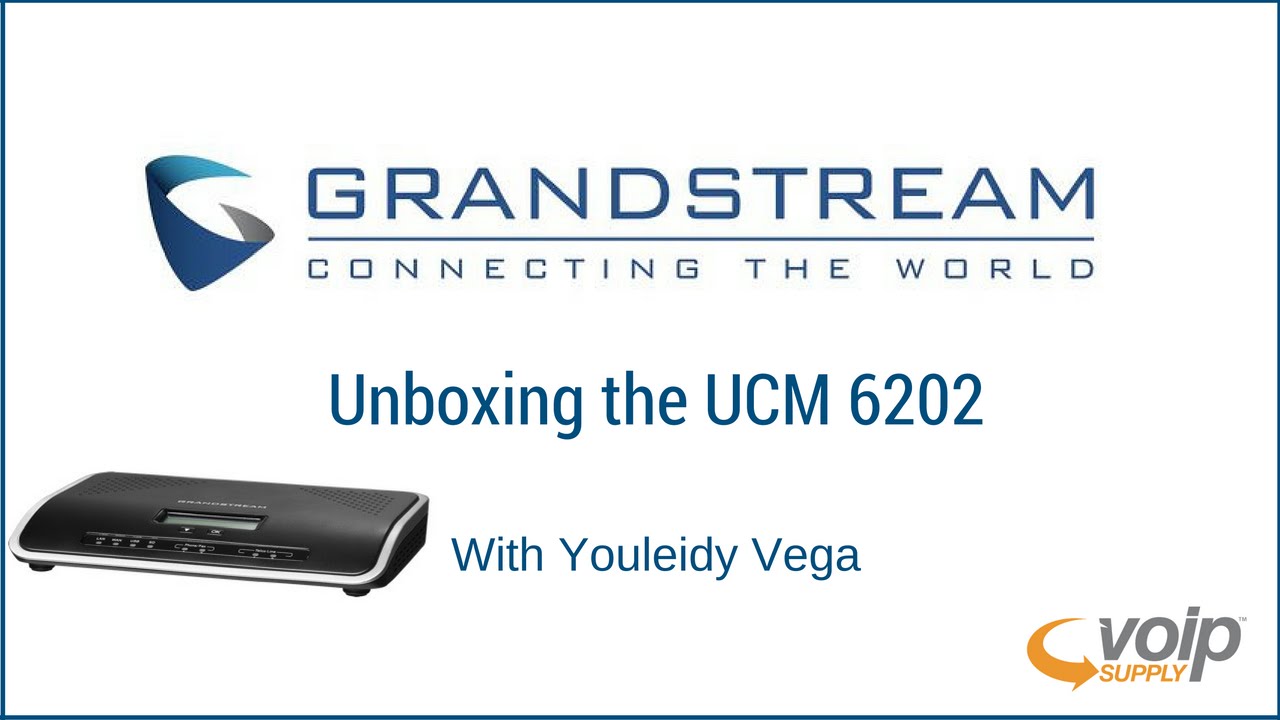Unboxing The Grandstream UCM6202 | VoIP Supply - YouTube