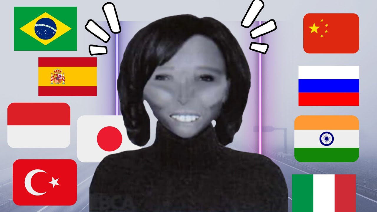 Laurel nextbot in different languages meme - YouTube