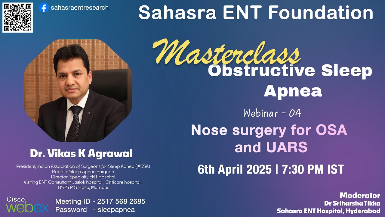 Sleep Apnea | Nose surgery for OSA and UARS | Dr Vikas K Agrawal - YouTube