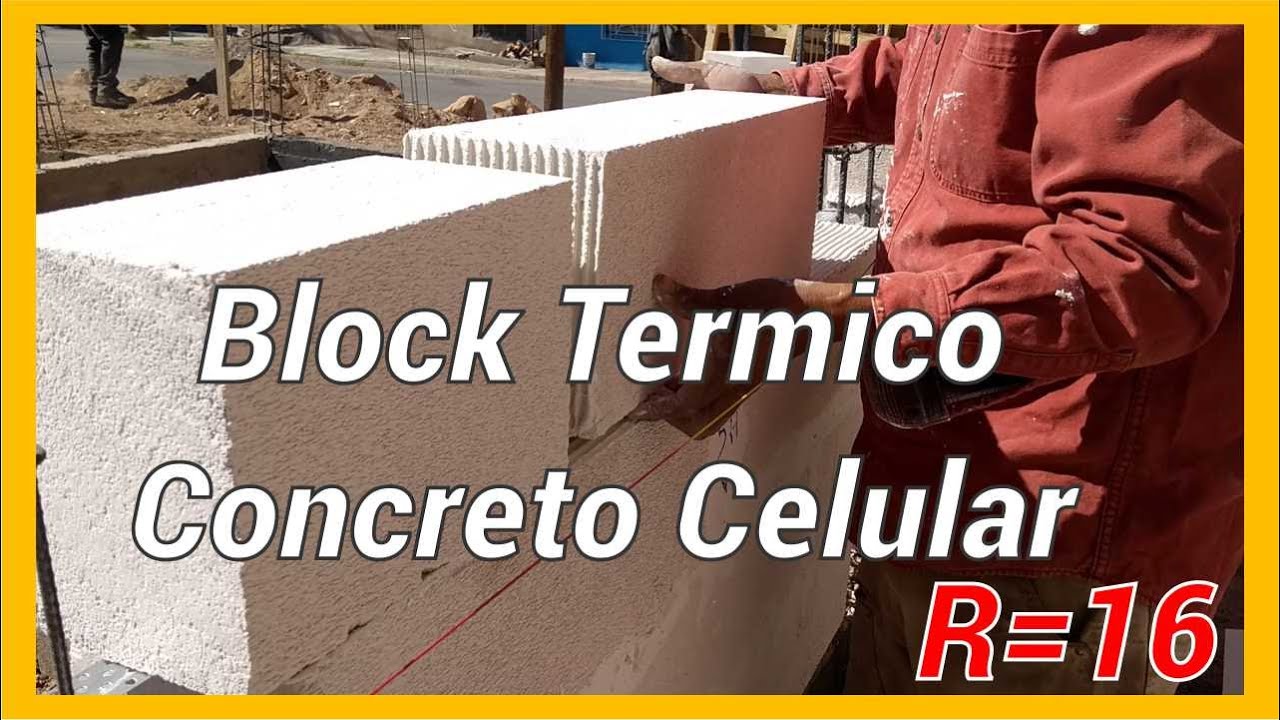 Aislar con Block Térmico de Concreto Celular Hebel, retak - YouTube
