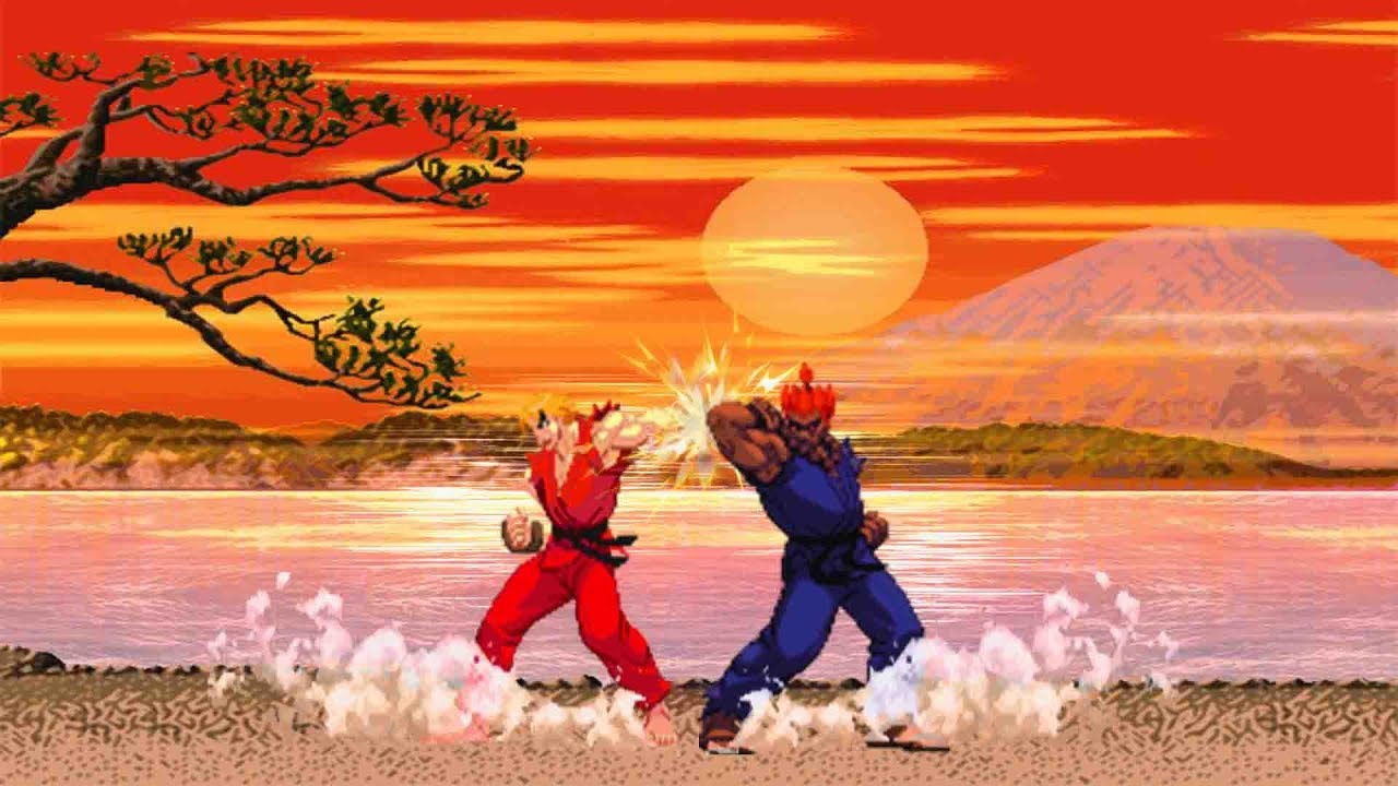 Ken VS. Akuma - YouTube