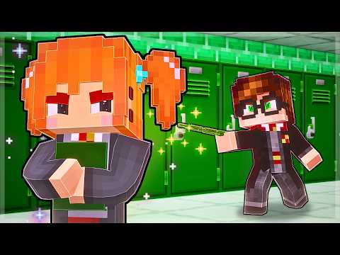 SİHİR OKULUNDA EĞİTİM ALDIK! - Minecraft