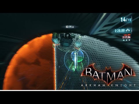 Batman Arkham Knight Waynetech loop Batmobile race perfect score 👌 ...