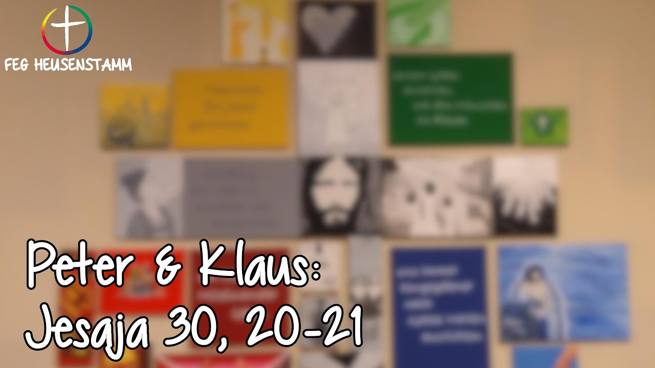 Jesaja 30, 20-21 - YouTube