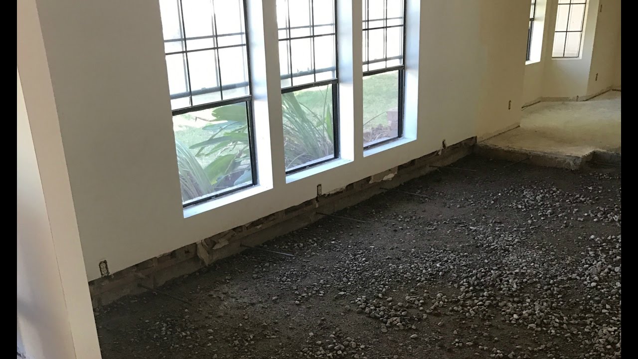 Modern Ranch Reno Flooring Part 1 Video - YouTube