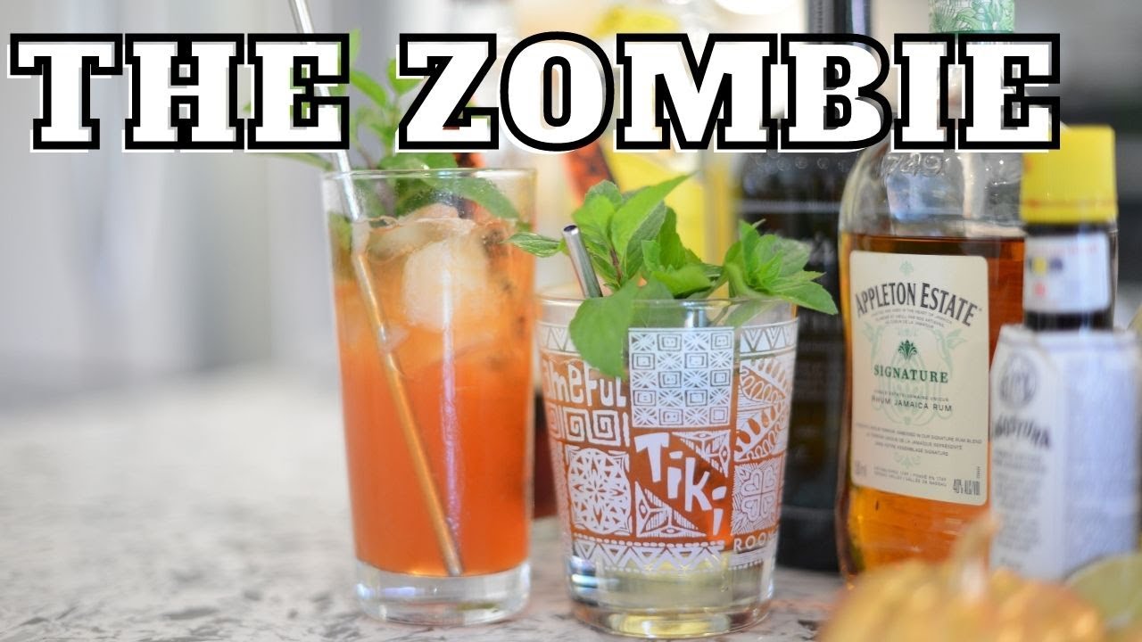 Two Ways To Make A Zombie Cocktail – Tasty Tiki Recipe | Cooking with ...