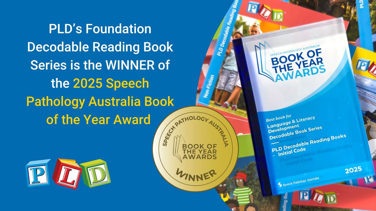 PLD’s Foundation Decodable Books wins the 2025 Speech Pathology ...