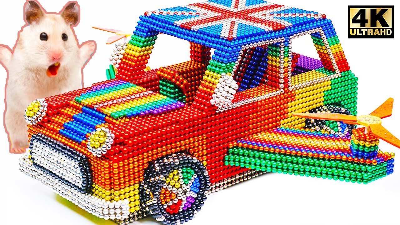 Satisfying - DIY Amazing Mini Cooper Helicopter Car From Magnetic Balls ...