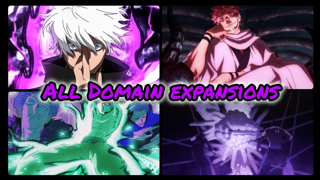 The TRUE Power of Every Domain Expansion in Jujutsu Kaisen.(All Domain ...