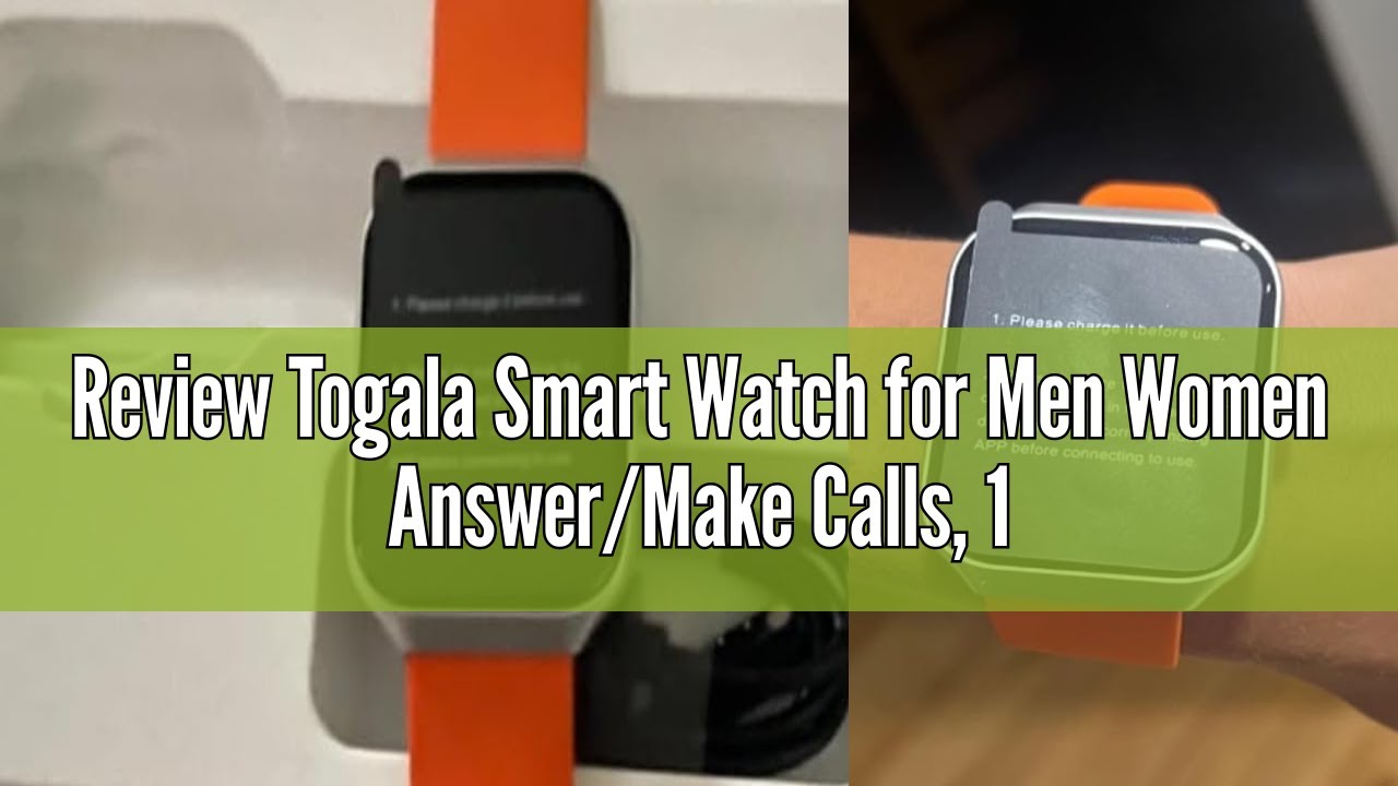 Review Togala Smart Watch for Men Women Answer/Make Calls, 1.96" HD ...