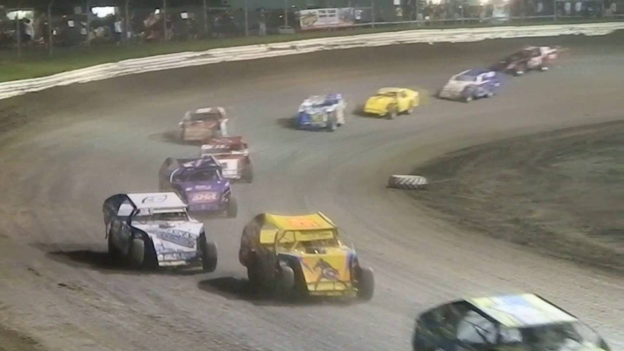 25! Modified A feature 8/13/2016 Eagle Raceway - YouTube