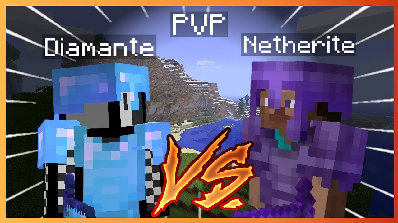 Diamante vs Netherite | Minecraft PVP 1.16.5 - YouTube