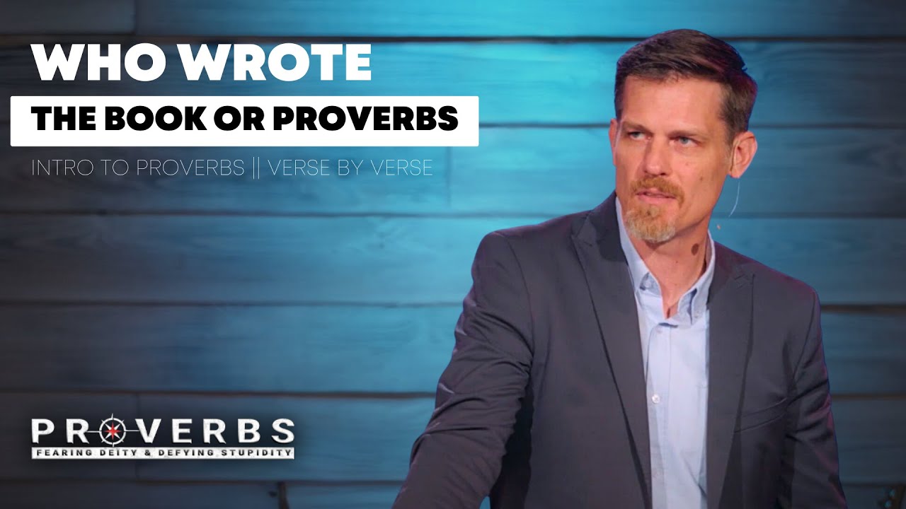 Intro to Proverbs || Verse by verse bible study - YouTube
