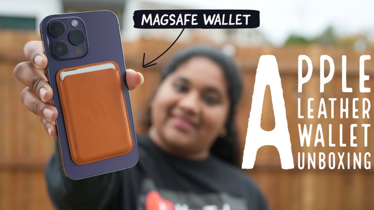 Apple Leather Wallet Unboxing | The Smartest Wallet from Apple in ...