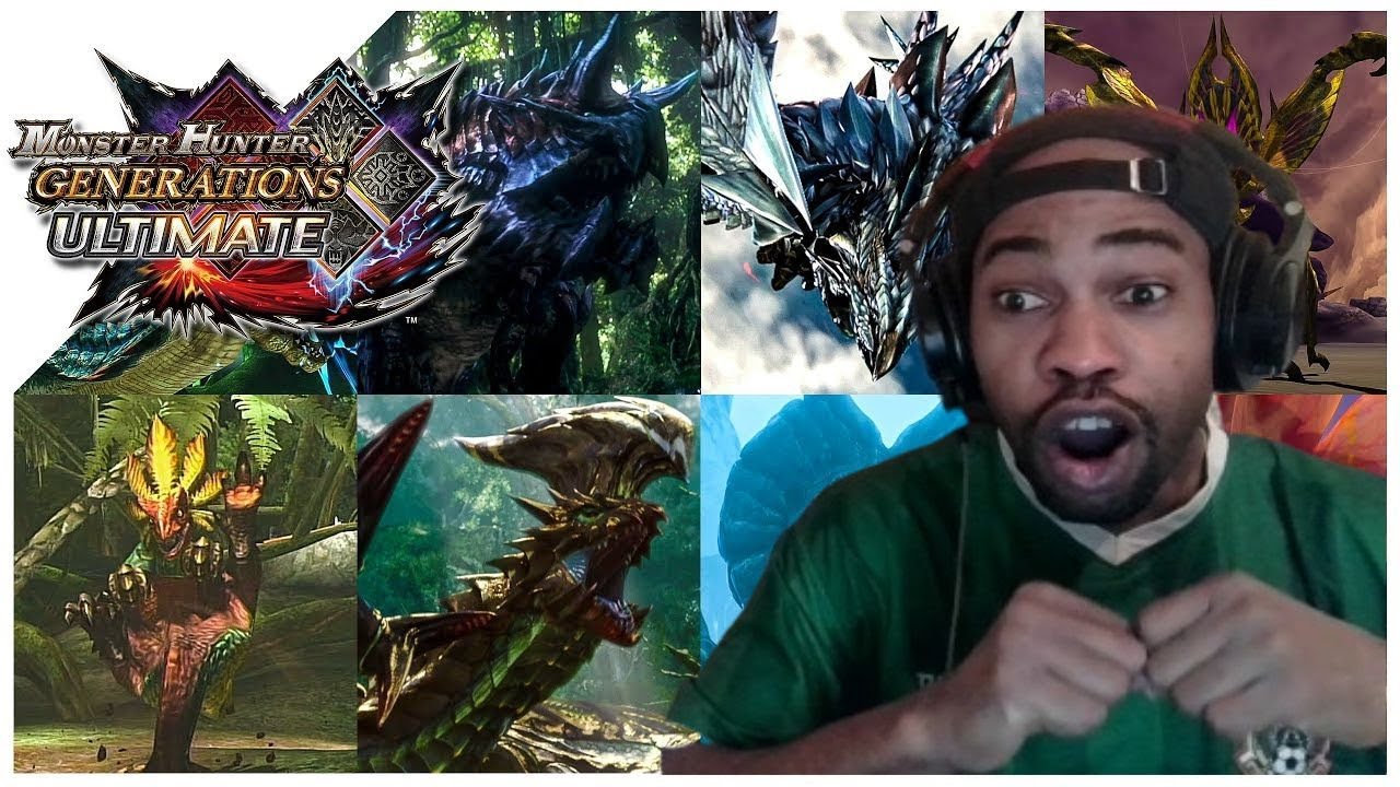 Monster Hunter Generations Ultimate All Monster Intros Reaction - YouTube