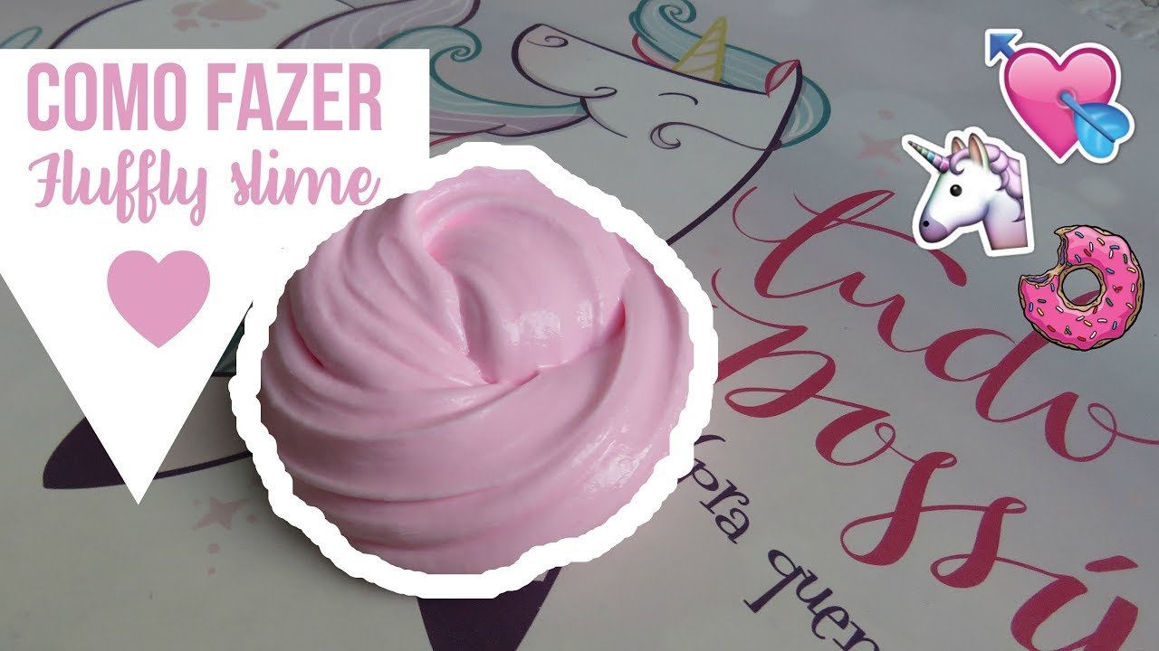 COMO FAZER SLIME? HOW DO YOU MAKE FLUFFLY SLIME-@brightsslime - YouTube