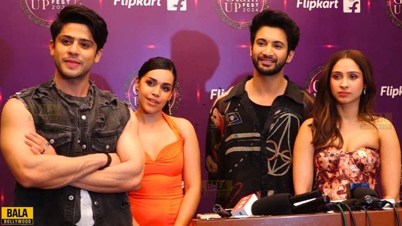 Ishq Vishk Rebound Cast at Flipkart Glam Up Fest 2024 | Naila Grrewal ...