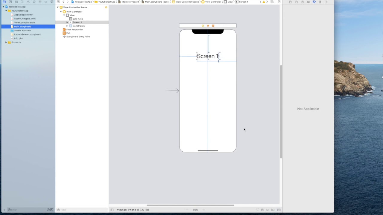 Xcode 11 | Create a basic app and export it to your phone (FREE) - YouTube