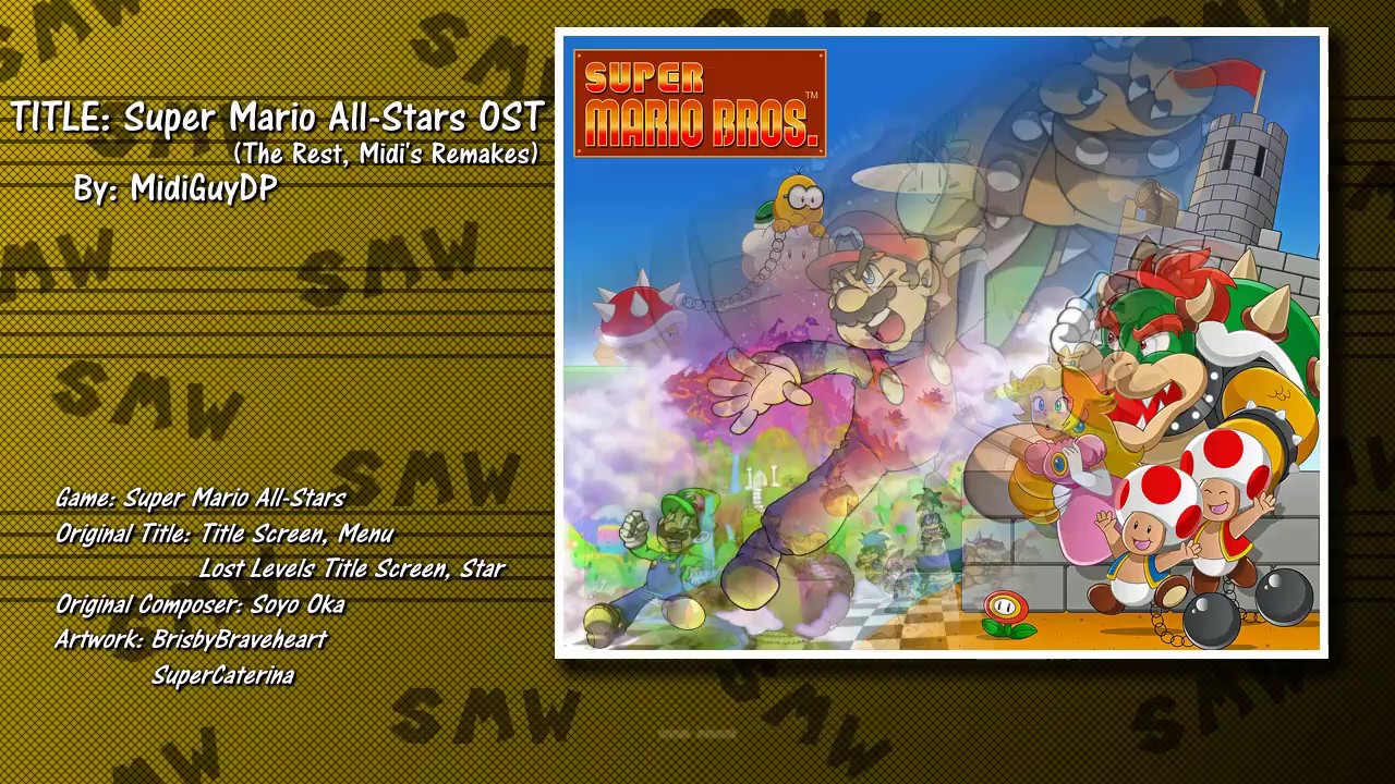 Super Mario Bros All-Stars OST (The Rest, Midi's Remakes) - YouTube