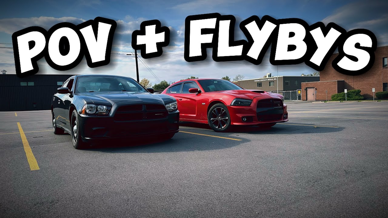 POV DRIVE + FLYBYS IN OUR 2ND GEN DODGE CHARGER 5.7L AWD HEMIS!! - YouTube