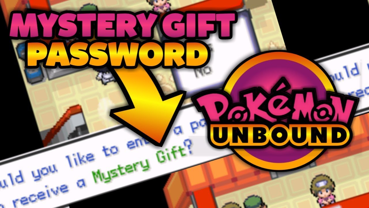 Mystery Gift Password | Pokemon Unbound | December Special - YouTube